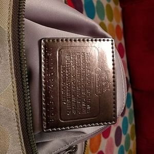 Coach | Bags | Authentic Large Gray Signature Bag Strap | Poshmark